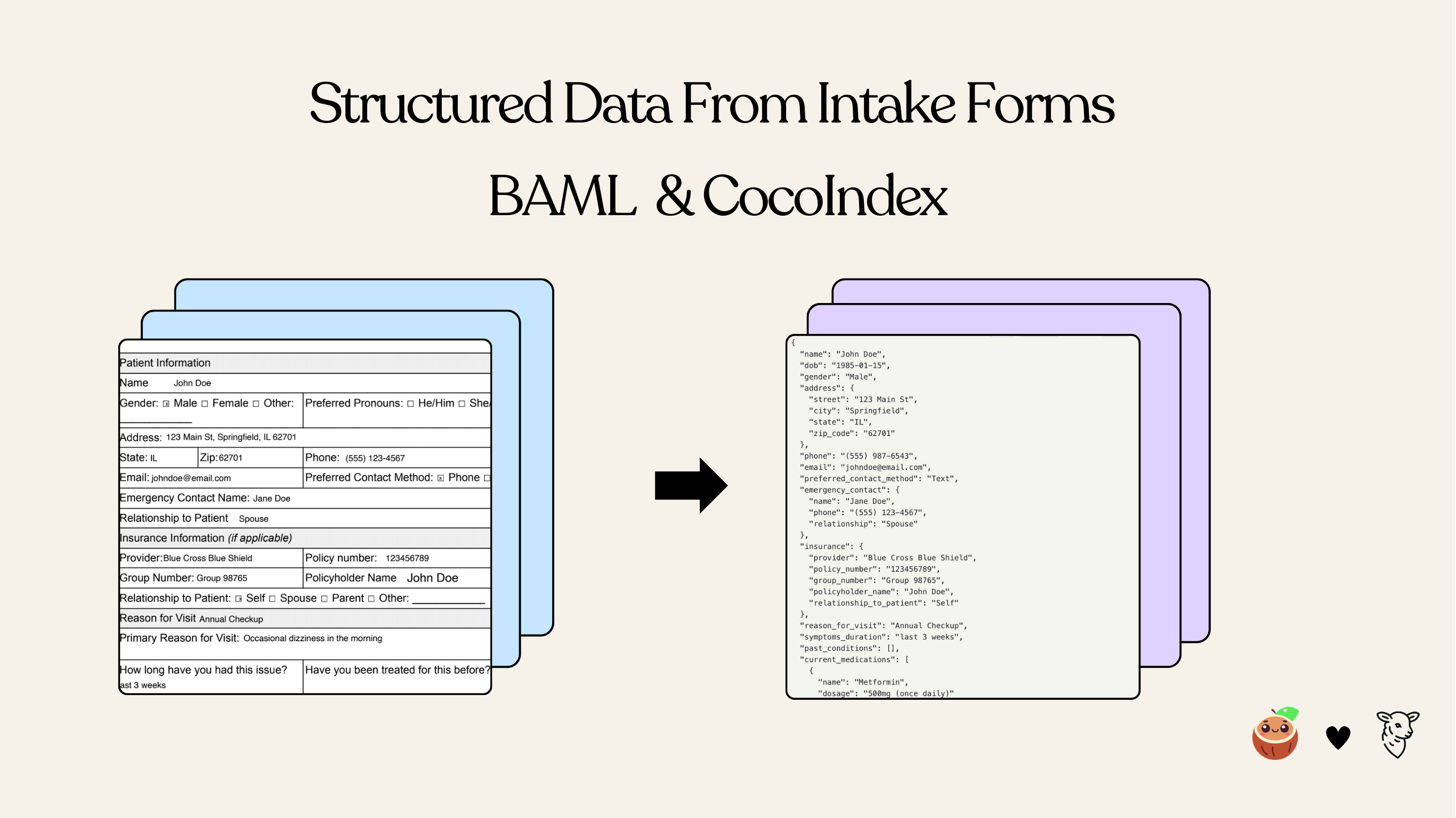Extracting Intake Forms with BAML and CocoIndex | CocoIndex